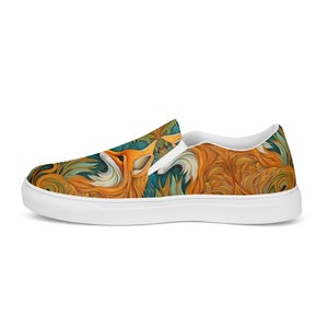 Fox Art Women’s Slip-on Canvas Shoes | Cottagecore | Forestcore ...