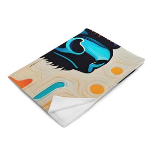 Buffalo Art Throw Blanket | Bison | Painting | Original Art | Western ...