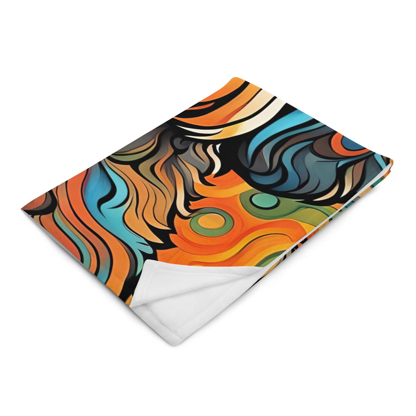 Labradoodle Throw Blanket | Dog Gift | Original Art | Groovy | Hippie ...