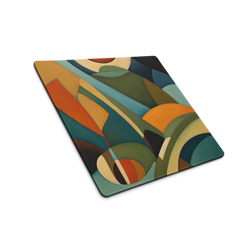 Mid Century Modern Art Mouse Pad: Abstract Desk Decor - Etsy
