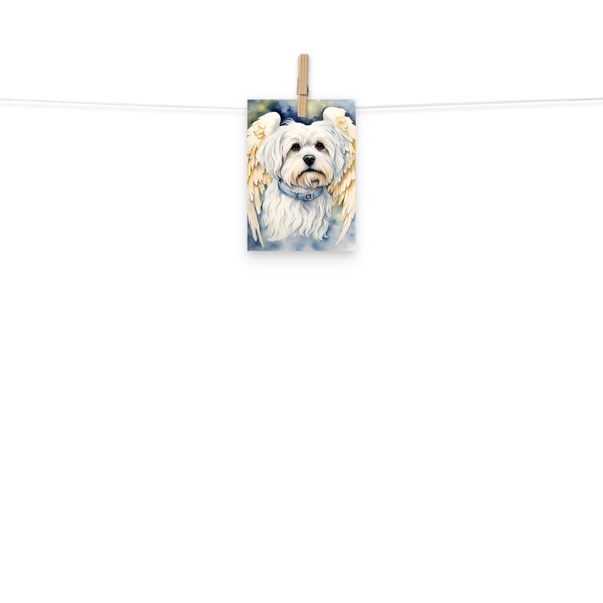 Maltese Angel Print Maltese Poster Original Art Print Maltese Angel ...
