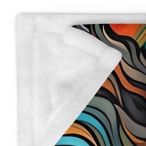 Labradoodle Throw Blanket | Dog Gift | Original Art | Groovy | Hippie ...