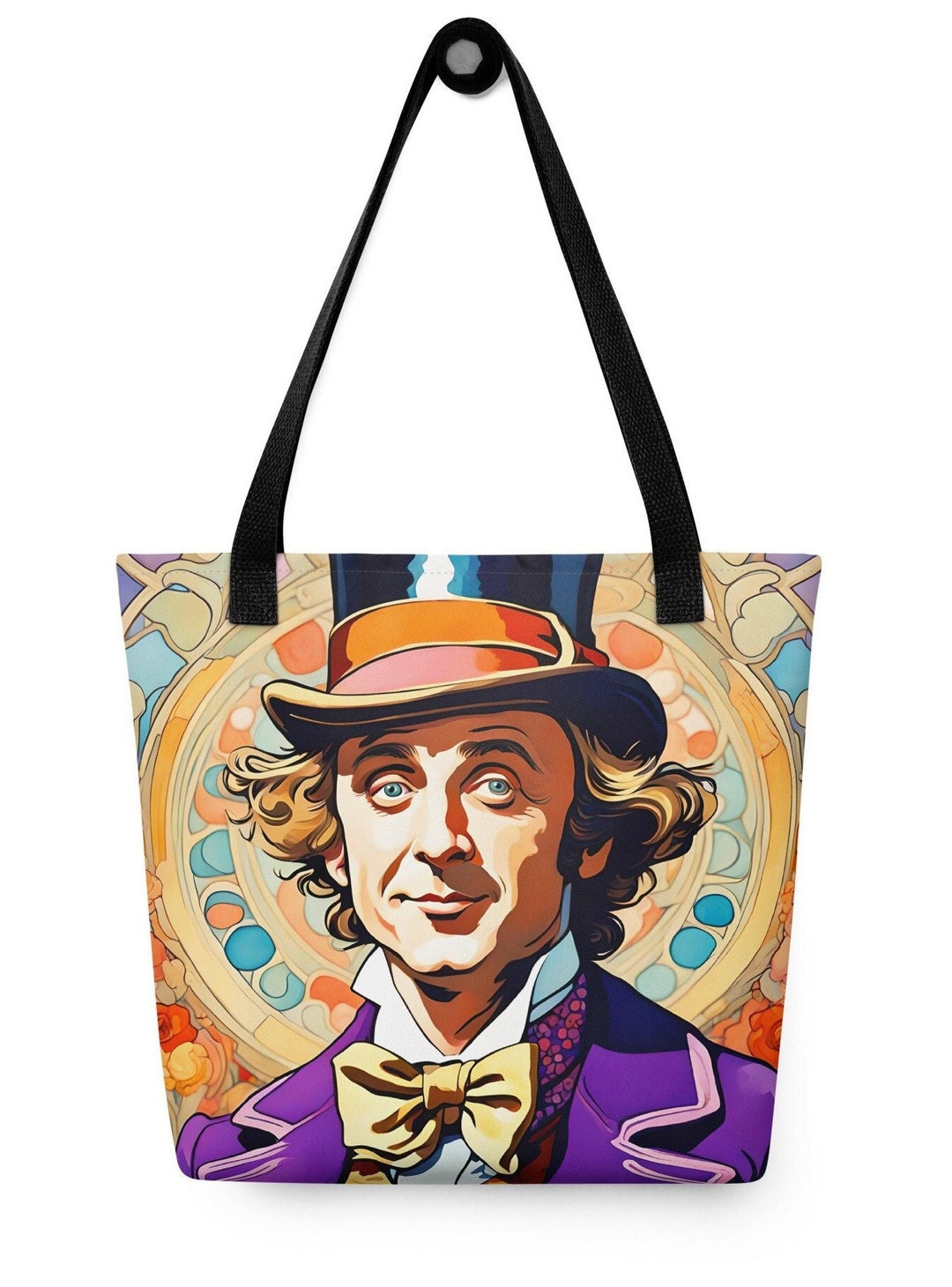 Willy Wonka Tote Bag Gene Wilder Wonka Carryall Original Art 111 Studio ...