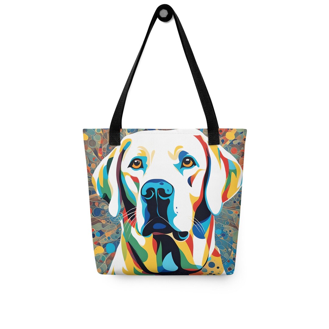 Blonde Lab Art Tote Bag | Labrador Retriever | Dog Gift | Original Art ...