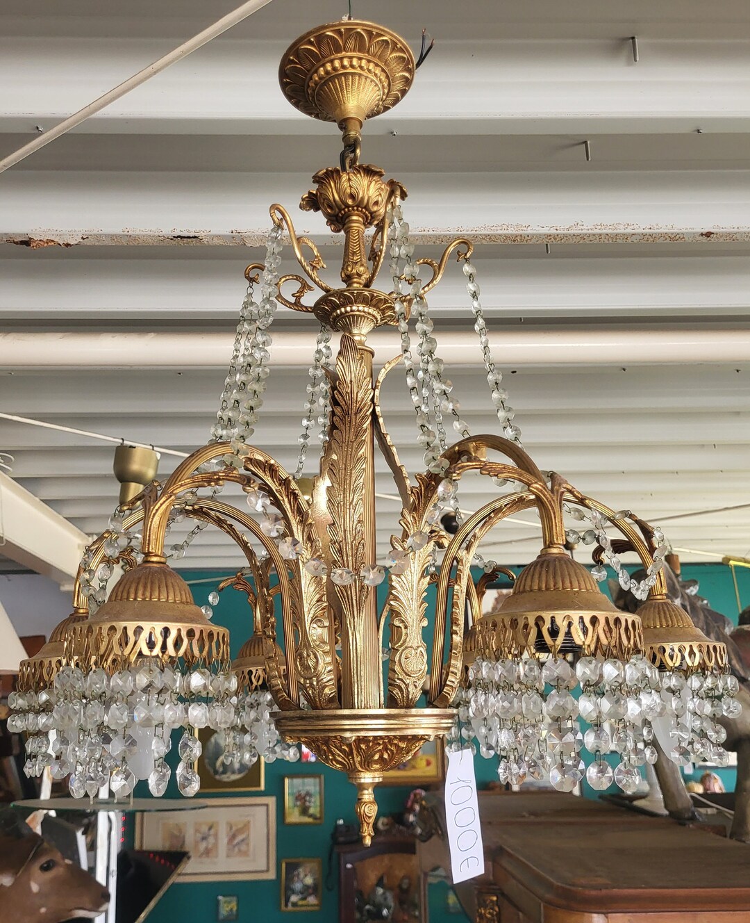 French Crystal Chandelier - Etsy