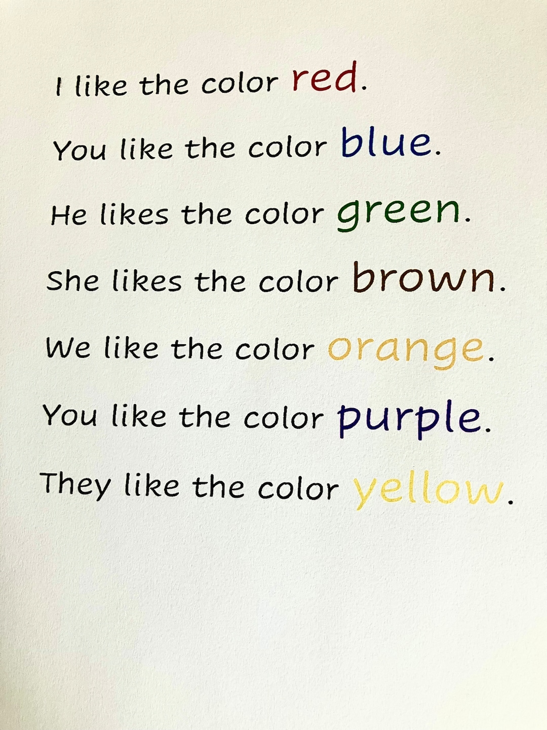 Printable Sight Words, Printable Short Sentences, Sight Words ...