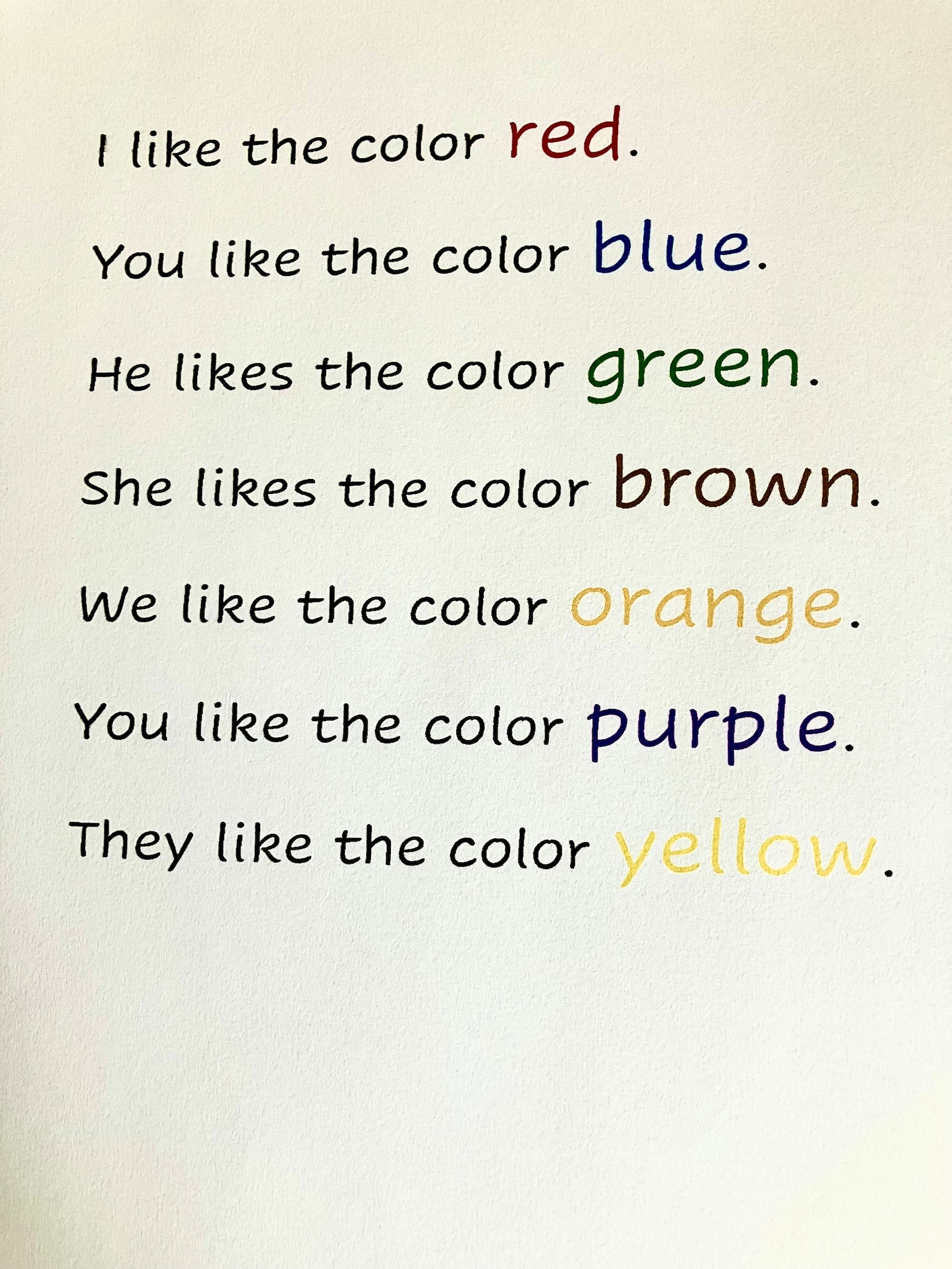 Printable Sight Words, Printable Short Sentences, Sight Words ...