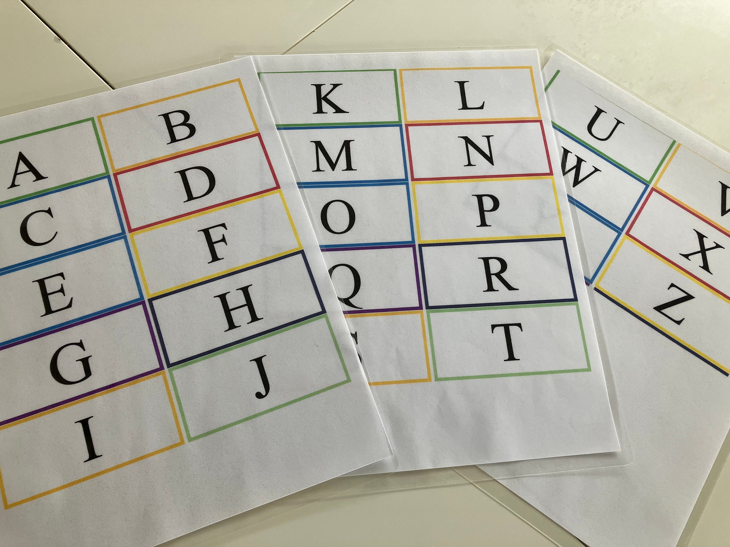 Kindergarten Alphabet Uppercase Letters, Kindergarten Letters ...