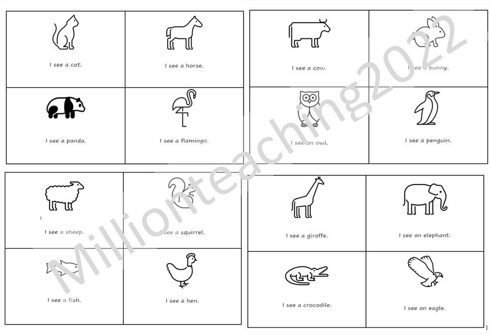 Kindergarten ,printable ,sight Words, Short Sentences Sight Words ...
