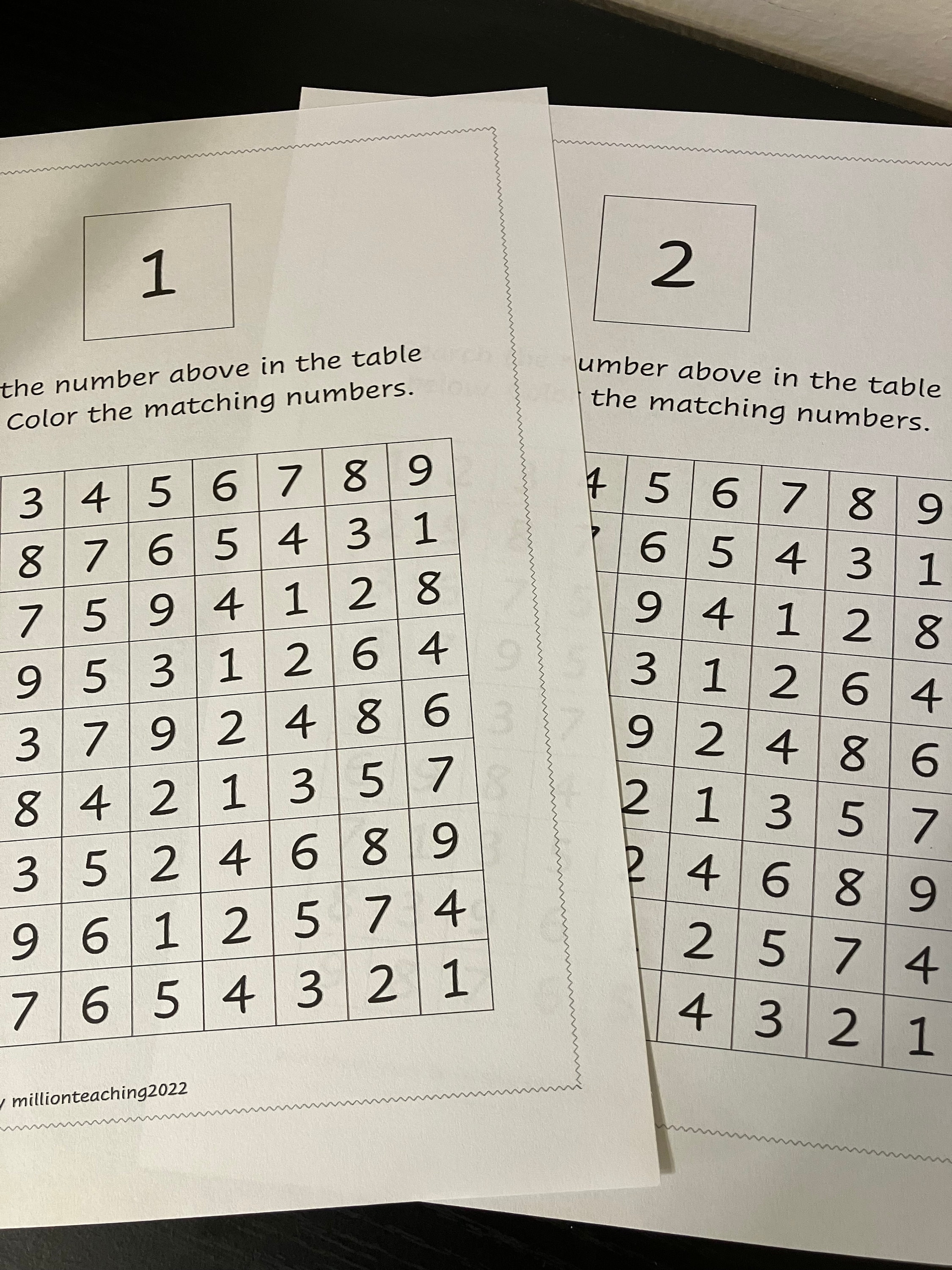 Math Worksheet, Printable, Kindergarten Math, Search Numbers, Numbers ...