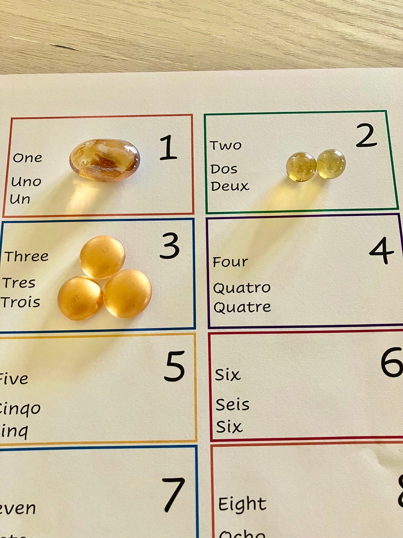 Spanish French Numbers, Flash Cards Numbers, Printable Numbers ...