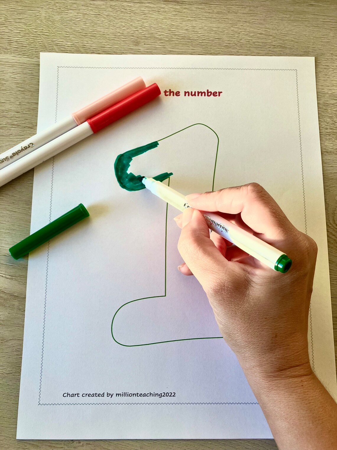 Color Numbers 1 to 9 - Etsy