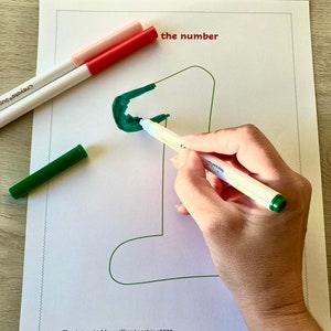Color Numbers 1 to 9 - Etsy