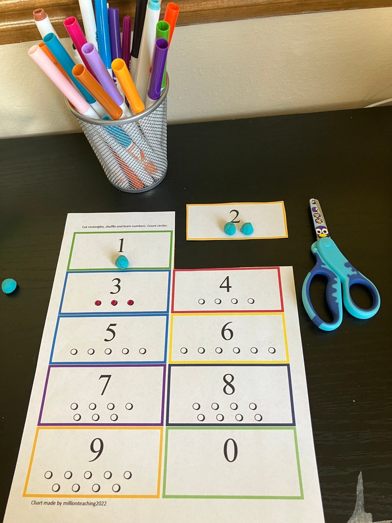 Kindergarten Numbers, Flash Card Numbers, Kindergarten Math Worksheet ...