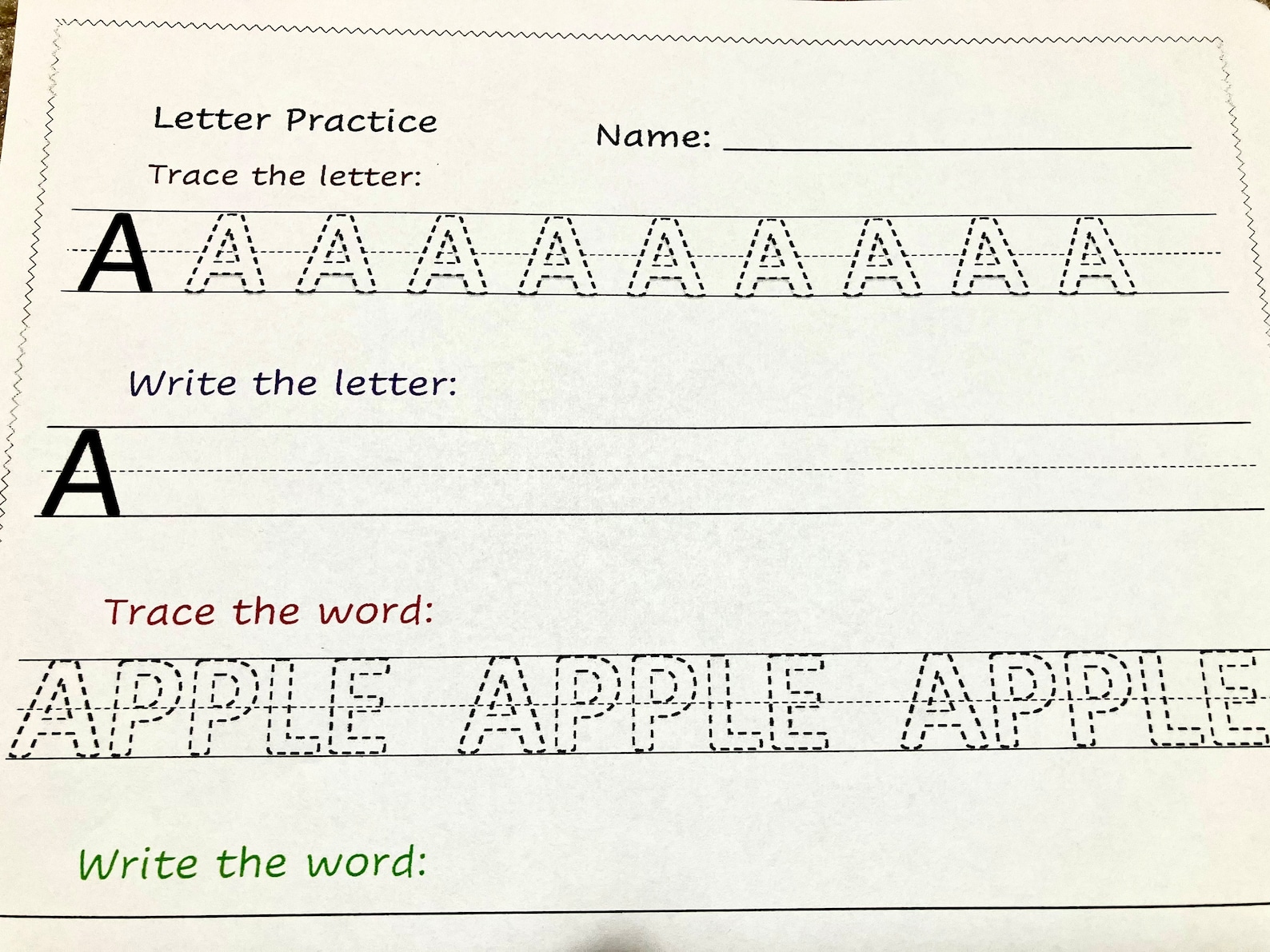 Kindergarten Alphabet Uppercase Letters, Kindergarten Printable ...