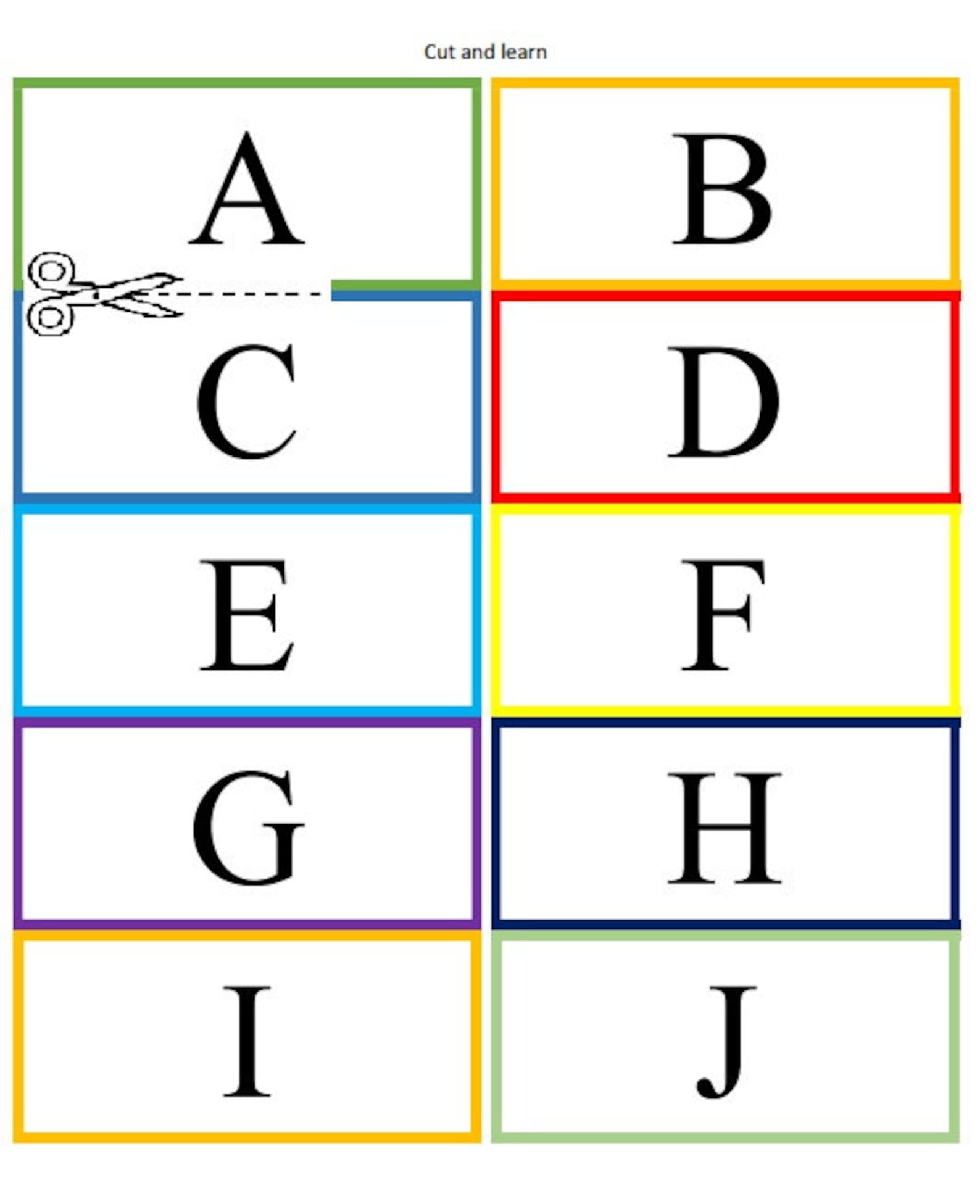 Kindergarten Alphabet Uppercase Letters, Kindergarten Letters ...