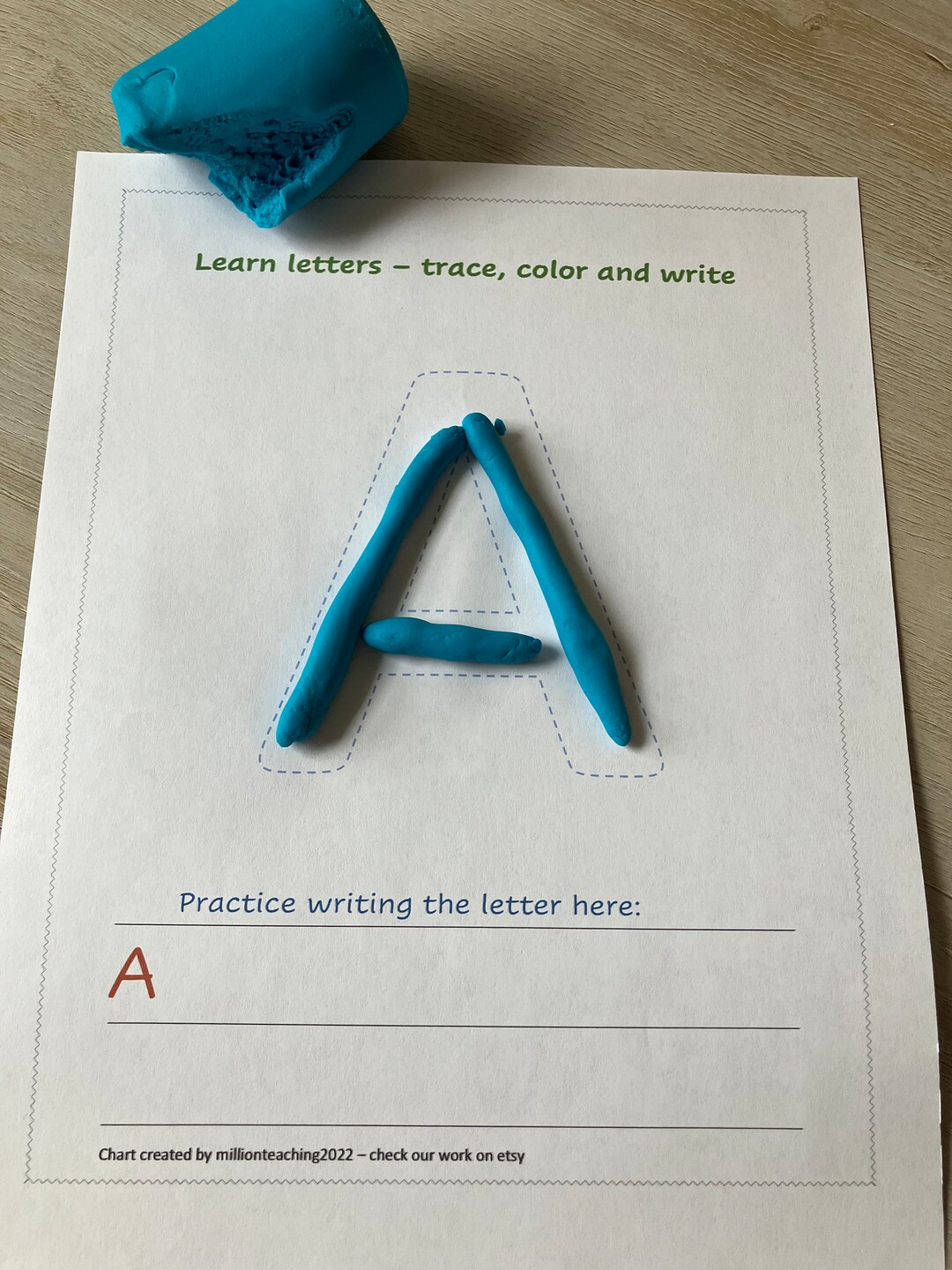 26 Pages Uppercase Letters Trace, Color and Write - Etsy