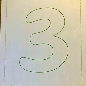 Color Numbers 1 to 9 - Etsy