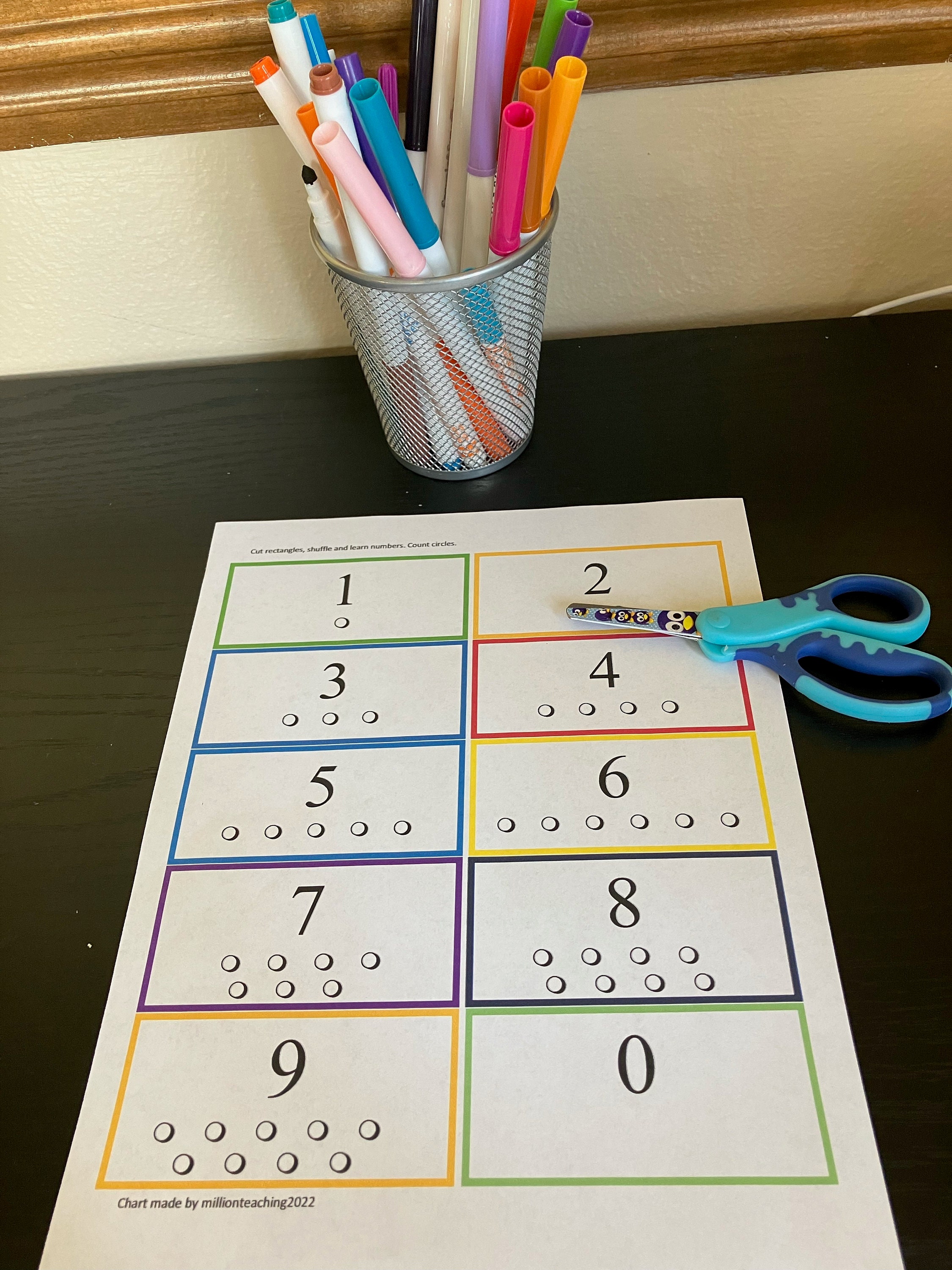 Kindergarten Numbers, Flash Card Numbers, Kindergarten Math Worksheet ...