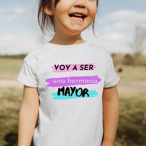 Voy a Ser Una Hermana Mayor I'm Going to Be a Big - Etsy