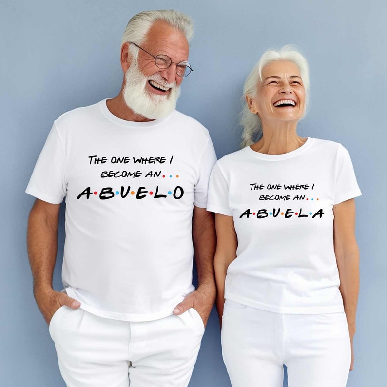 The One Where I Become an Abuelo Friends Pregnancy Announcement Shirt ...