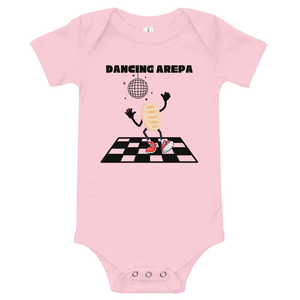 Dancing Arepa Baby Bodysuit/onesie Funny Venezuelan Colombian Outfit ...