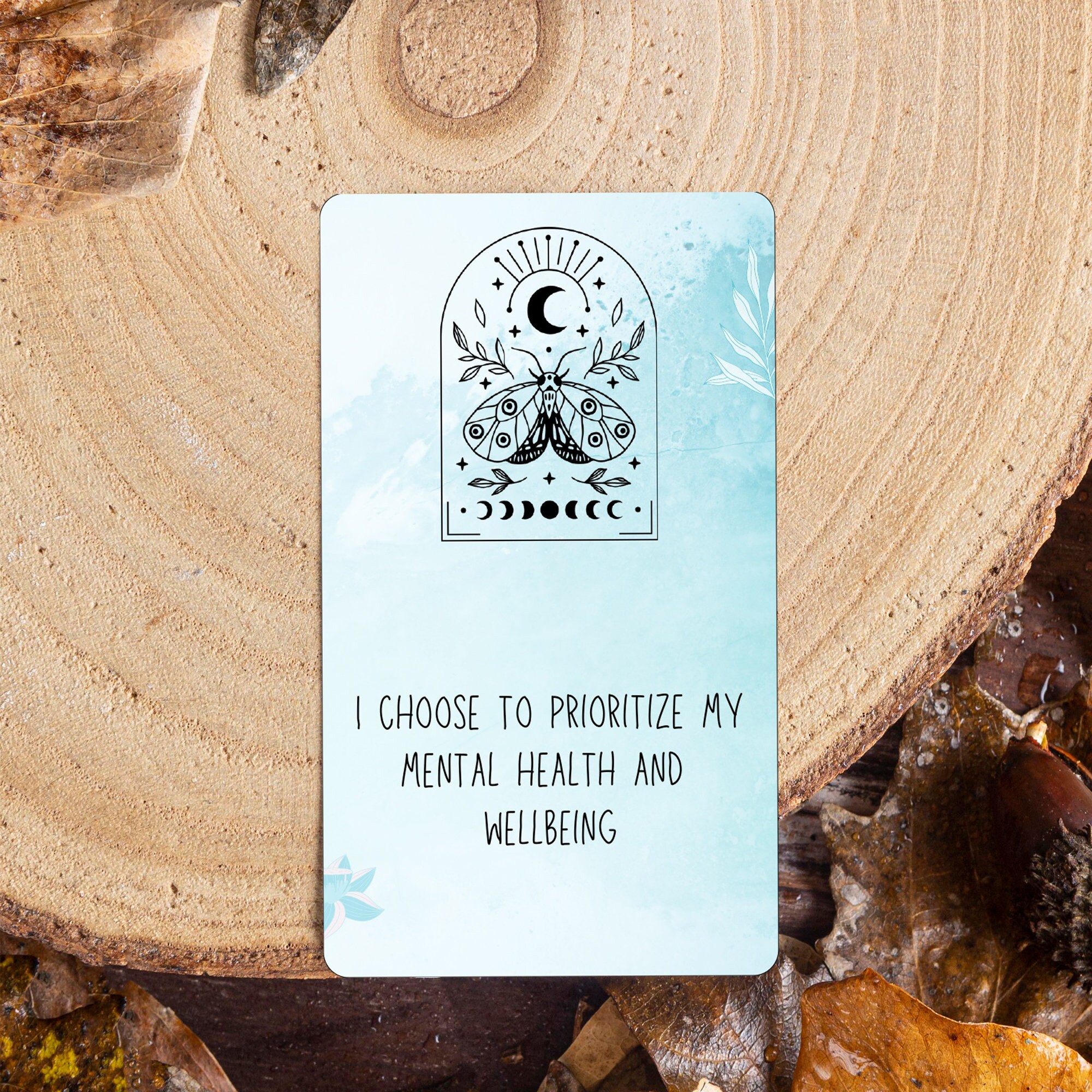 Mental Health Affirmation Cards Set for Stress Relief, Depression, and ...