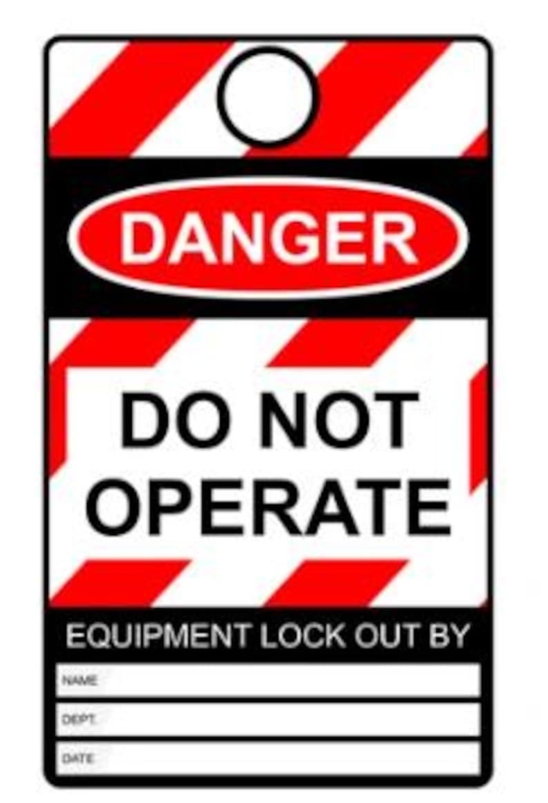 Conveyor Belt Lockout Procedure & Template - Etsy