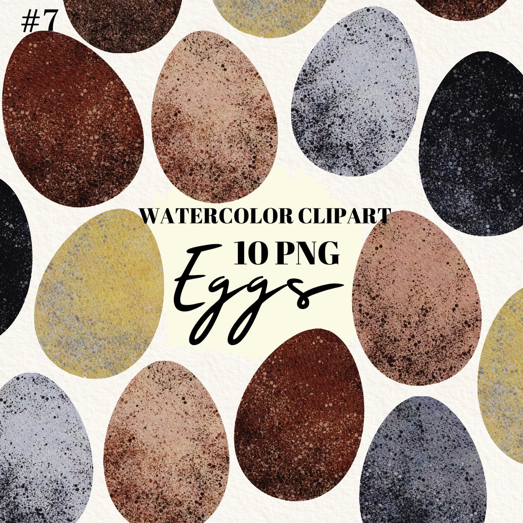 Watercolor Eggs Easter Clipart PNG, Easter Decorations, Pastel Eggs ...