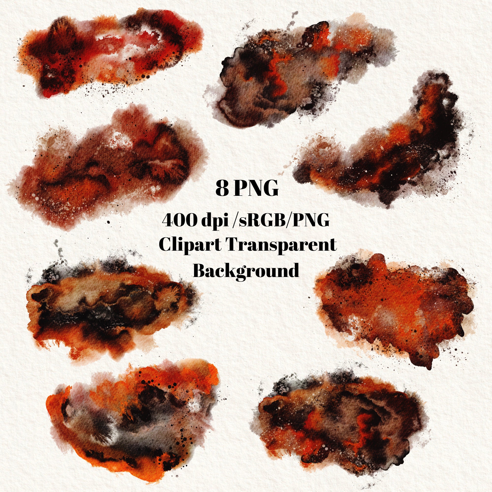 Watercolor Splash Background Clipart Watercolor Png - Etsy