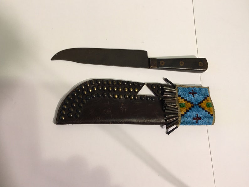 Cheyenne Knife and Sheath - Etsy