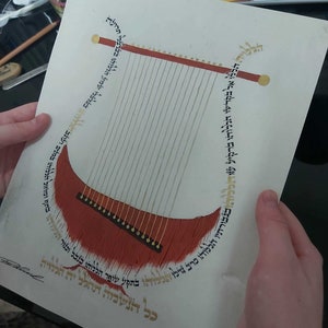 Judaica Art | Praising God | Jewish Art | Biblical Verses | Wall Décor ...