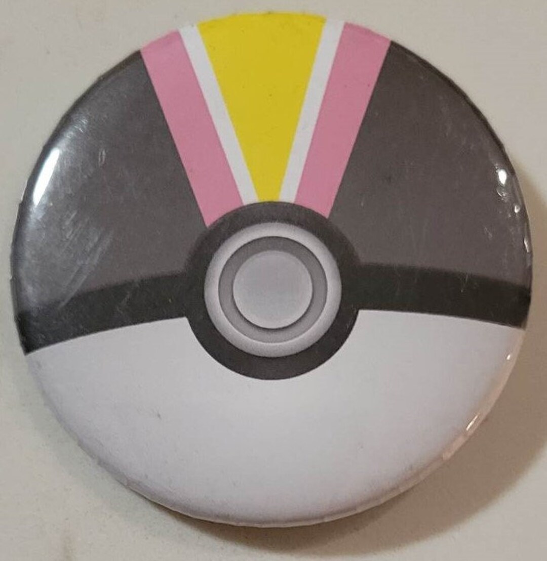 2.25in Pokeball 8 Button - Etsy