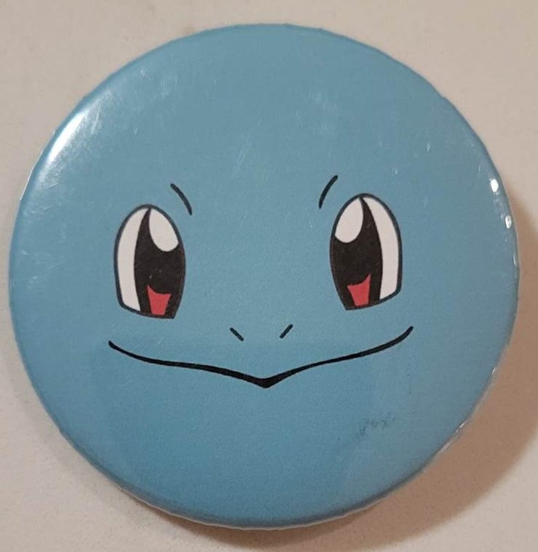 2.25in Squirtle Face Button - Etsy