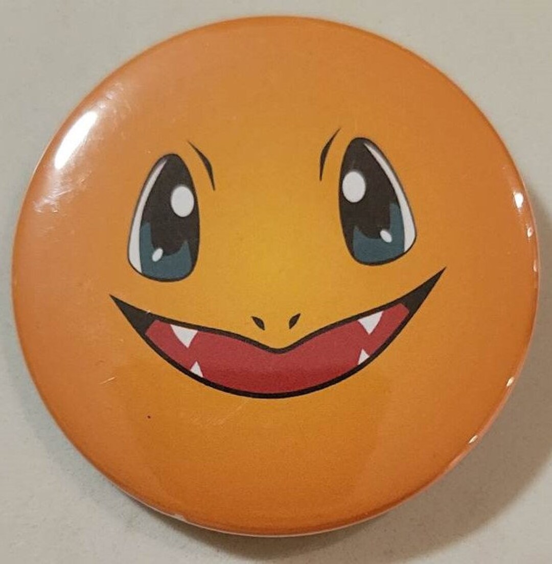 2.25in Charmander Face Button - Etsy