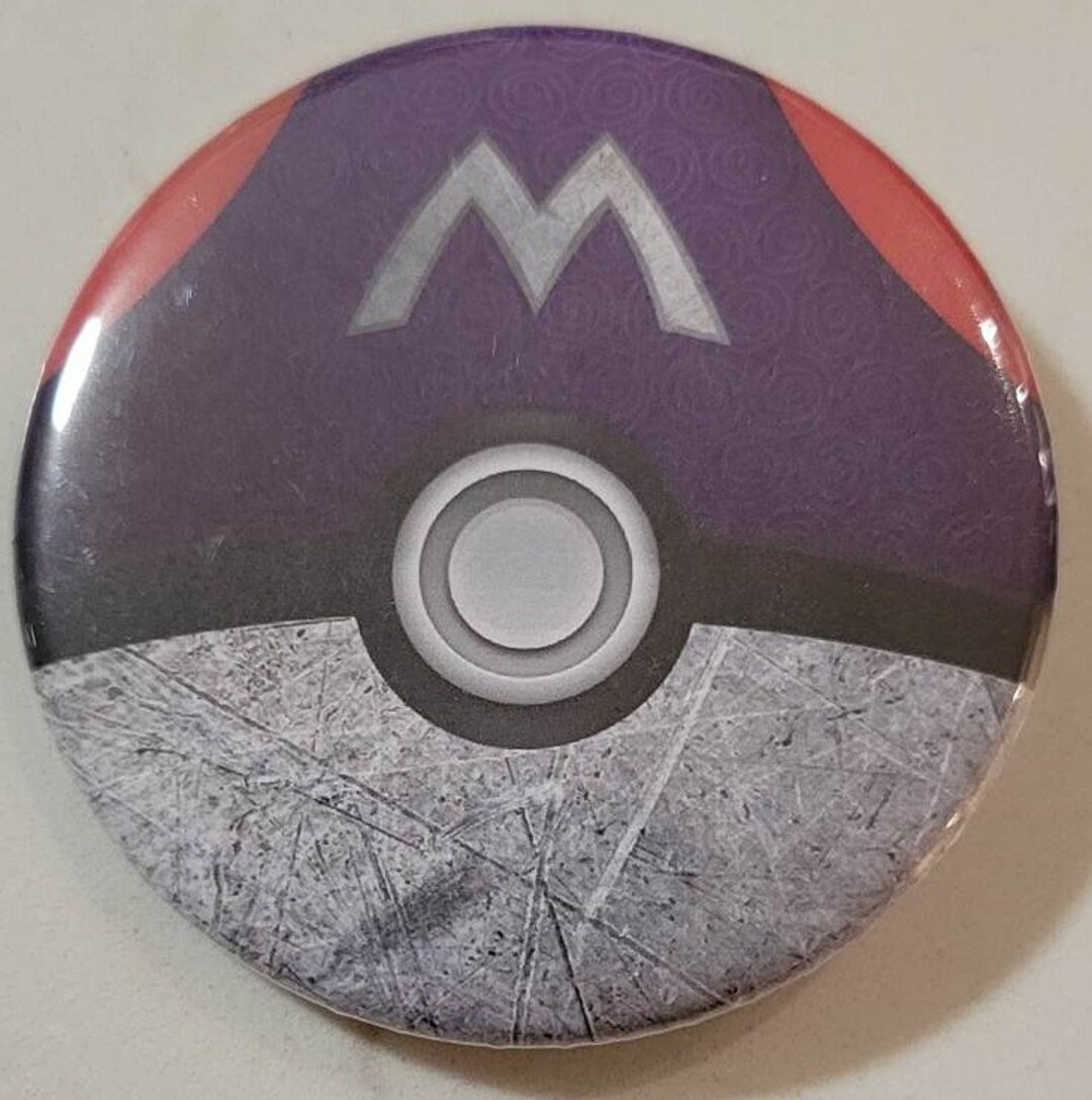 2.25in Pokeball 5 Button - Etsy