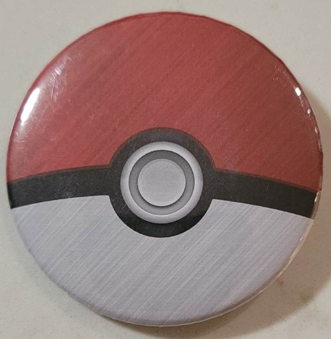 2.25in Pokeball 7 Button - Etsy