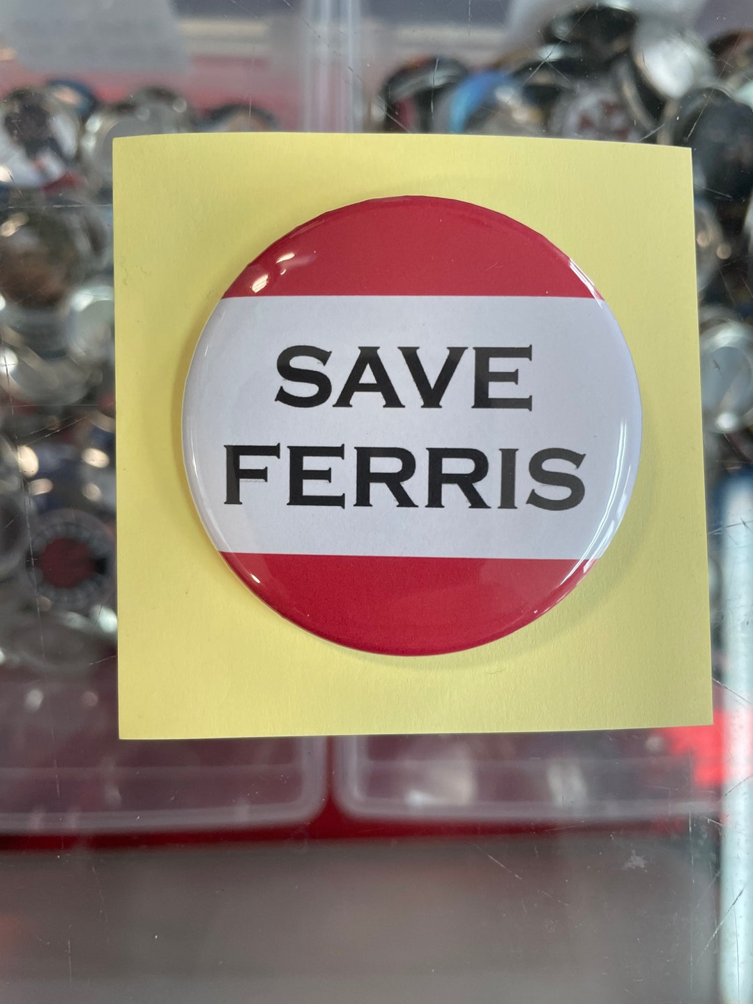 2.25in Save Ferris Button - Etsy