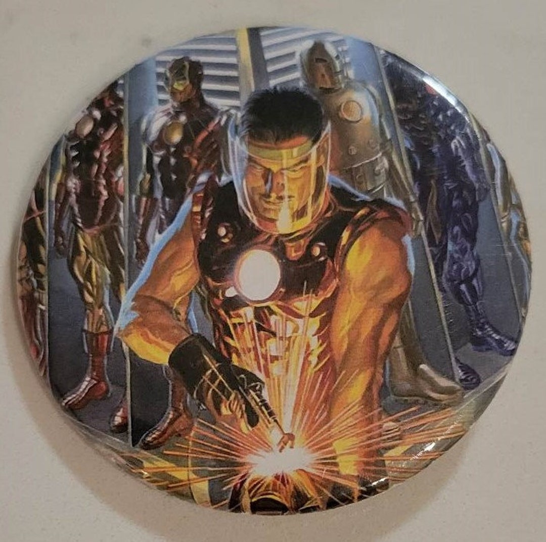 2.25in Tony Stark Button - Etsy