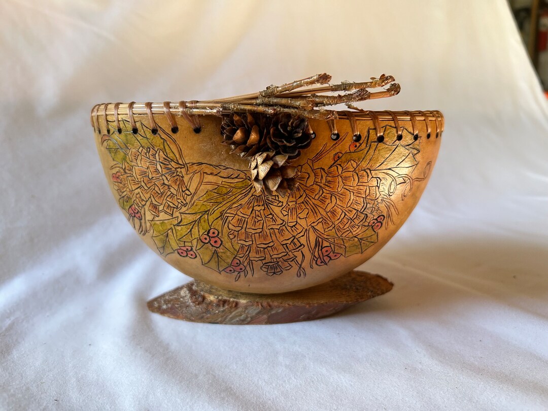 Pinecone Canteen Gourd - Etsy