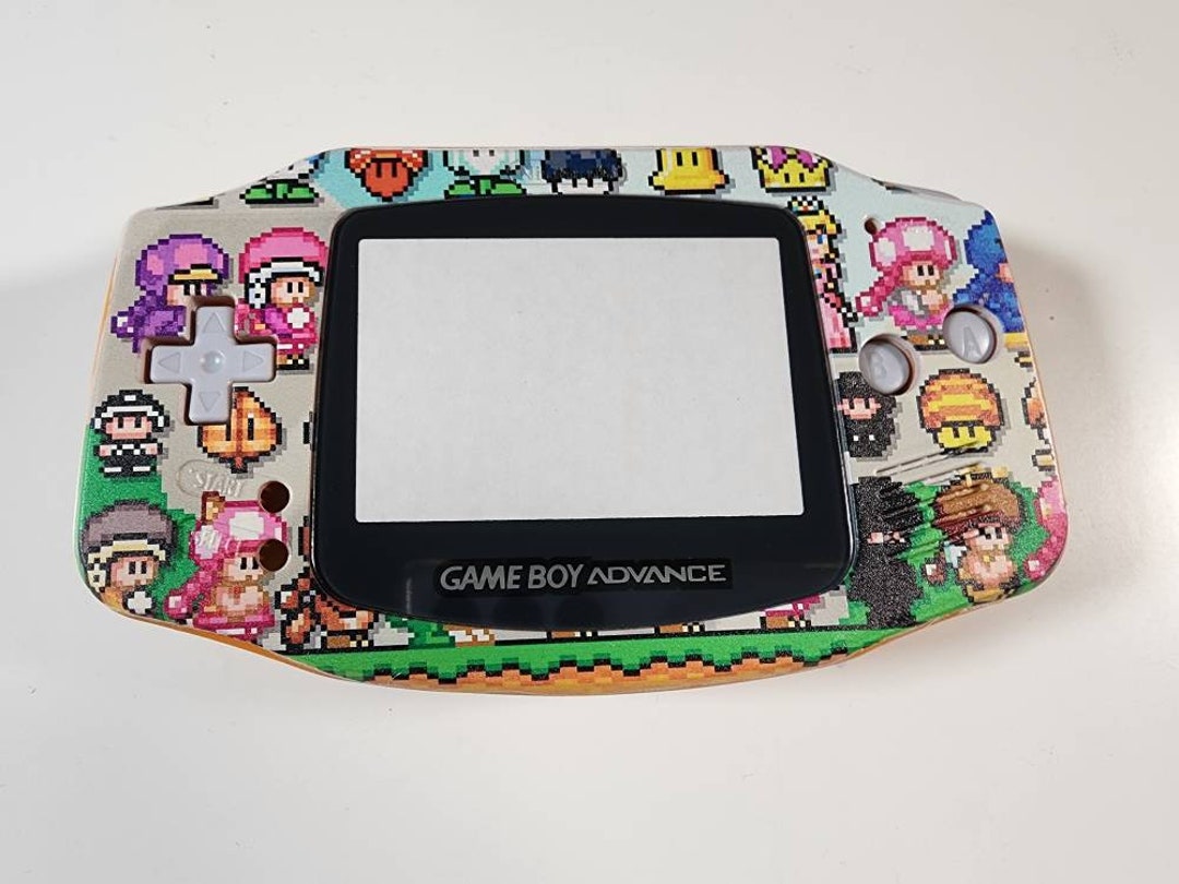 Custom Gameboy Advance Shell Custom GBA Shell Toadette - Etsy