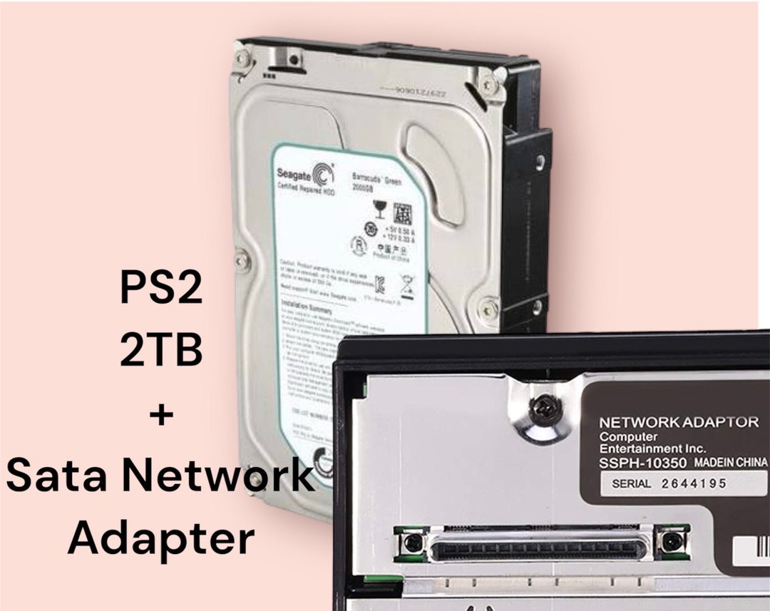 Playstation 2 2TB HDD PS2 HDD 2TB Plug & Play Playstation 2 - Etsy