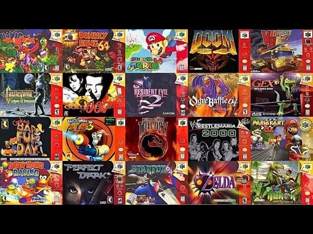 Everdrive 64 X7 Collection 64GB SD Card N64 Everdrive Krikzz Plug ...