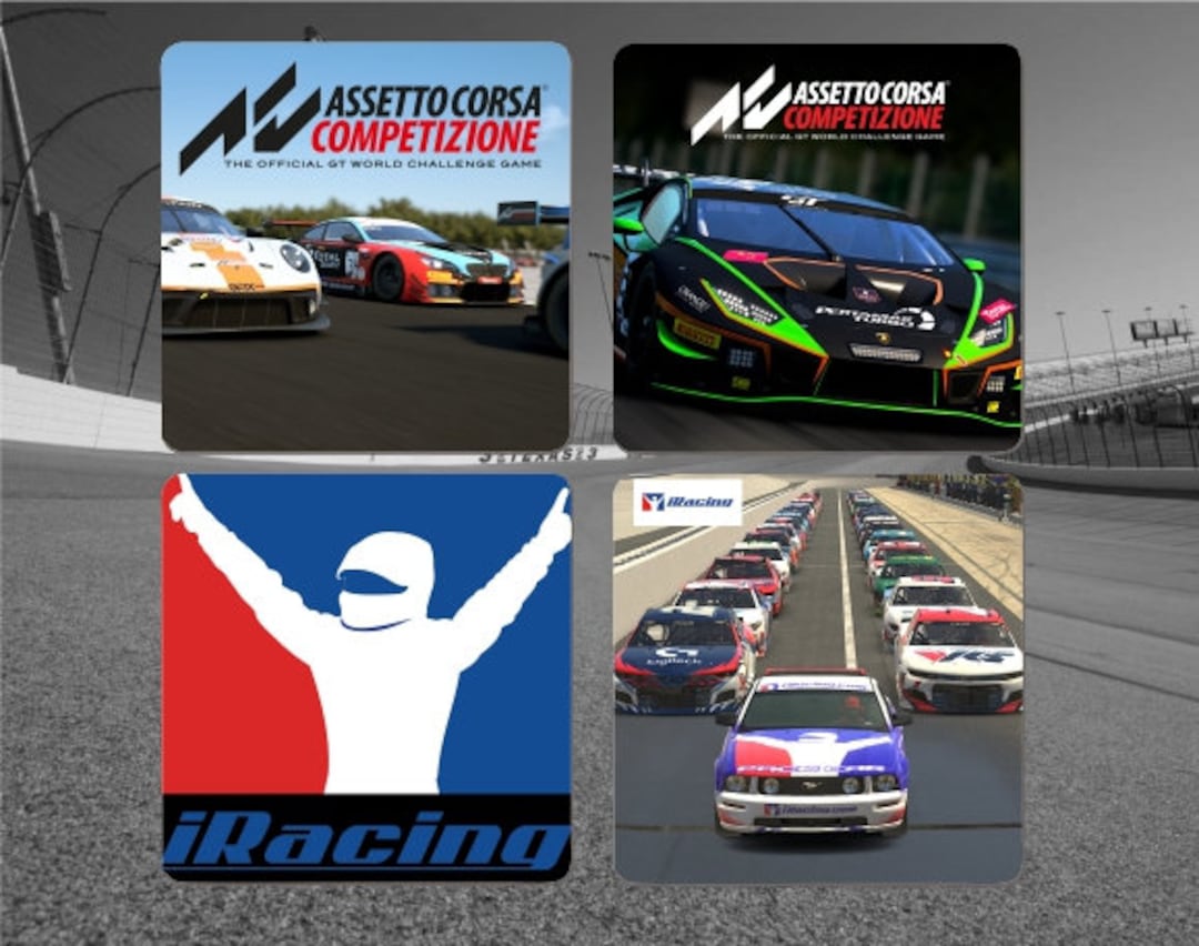 Sim Racing Coasters Sim Racing Rig Sim Racing Accessories - Etsy