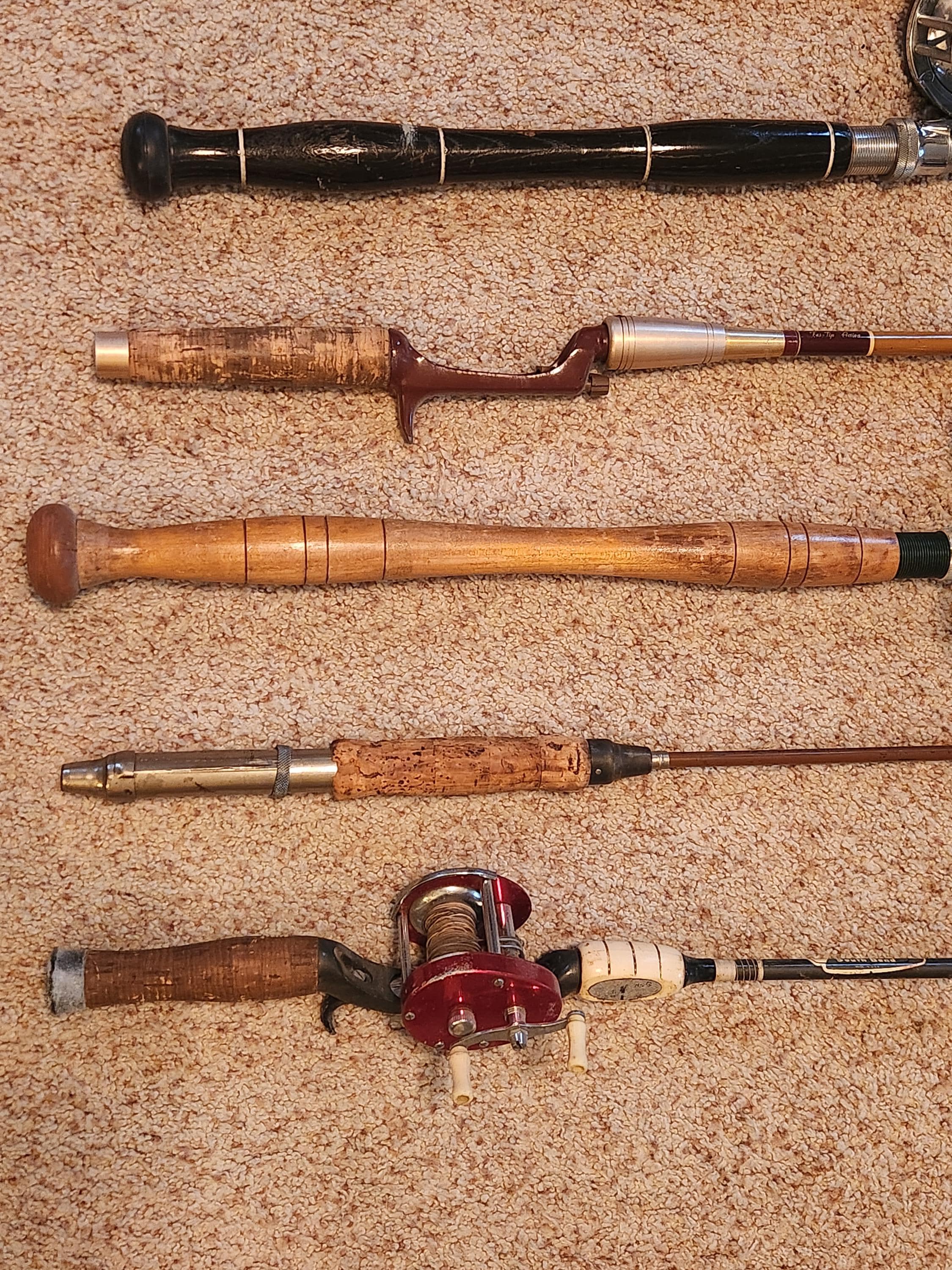 Vintage Fishing Rods and Reels With Stand. - Etsy