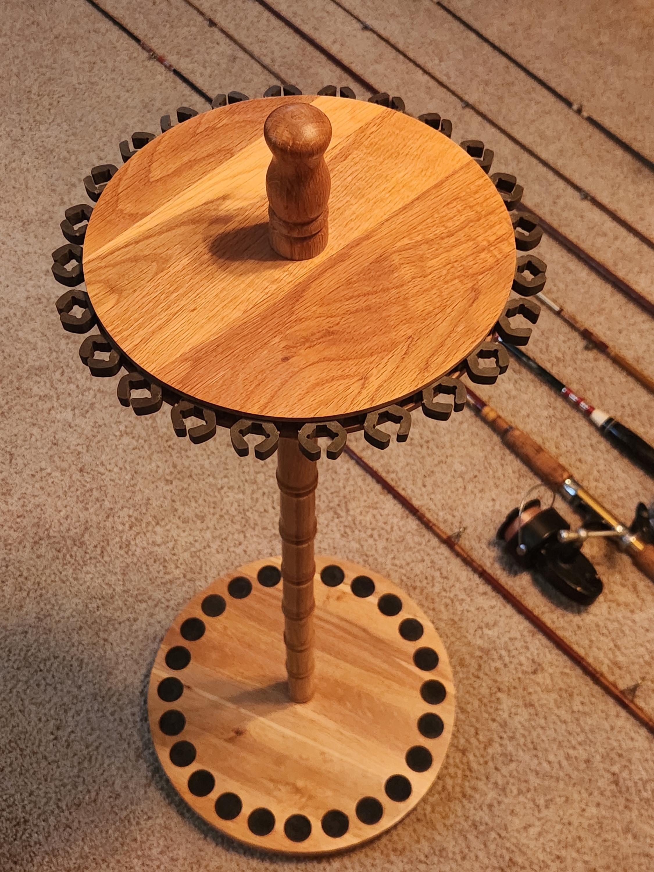 Vintage Fishing Rods and Reels With Stand. - Etsy