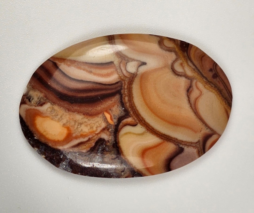 Designer Cabochon Handmade Oval Wave Dolomite Gemstone - Etsy
