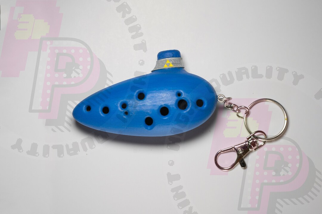 The Legend of Zelda Ocarina Key Chain - Etsy