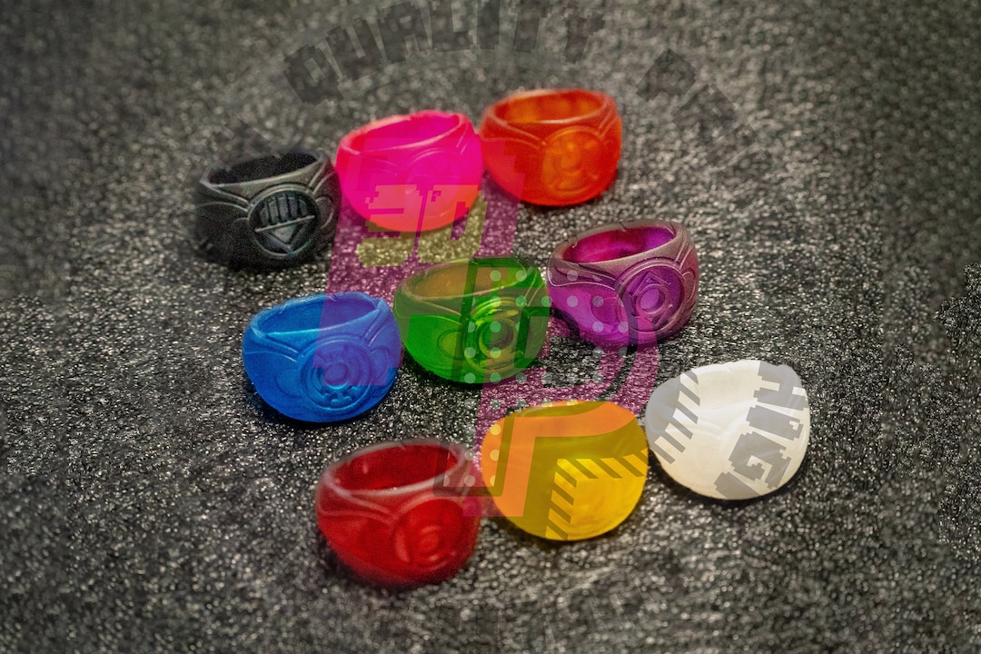 Cosmic Power Rings / Emotional Spectrum Bands - Etsy