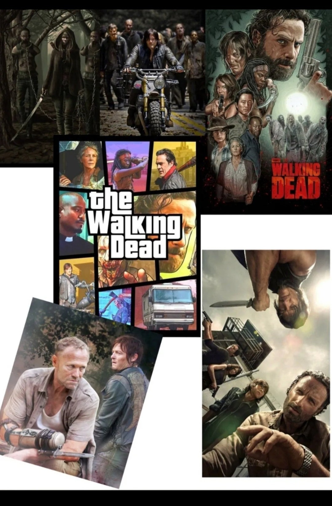 The Walking Dead Sticker Pack - Etsy